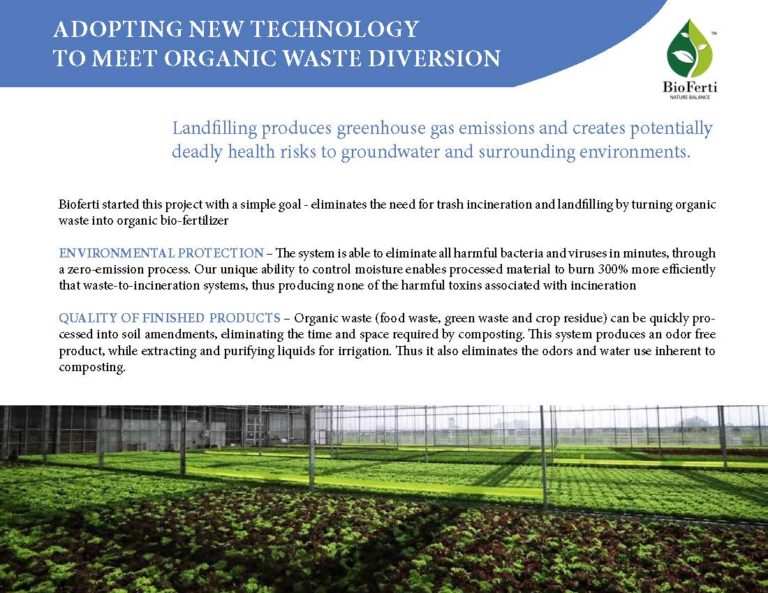 Recycled Organic Waste Biofertilizer – Bioferti