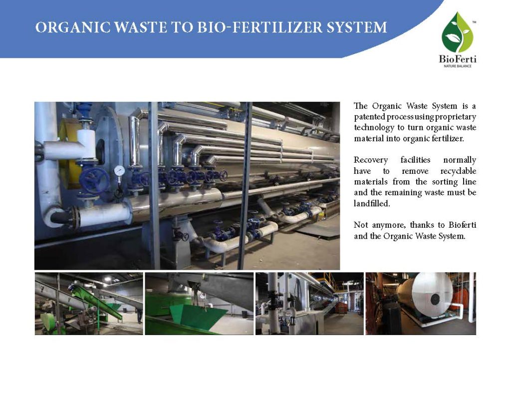 Recycled Organic Waste Biofertilizer – Bioferti